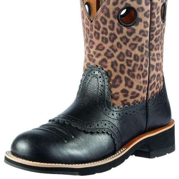 Ariat | Shoes | New Ariat 010918 Fatbaby Cowgirl Leopard Print | Poshmark